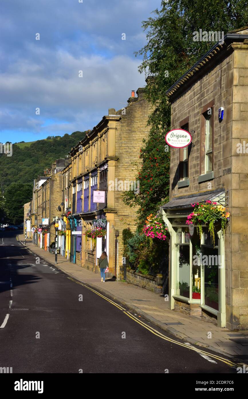 Hebden bridge high street hi-res stock photography and images - Alamy