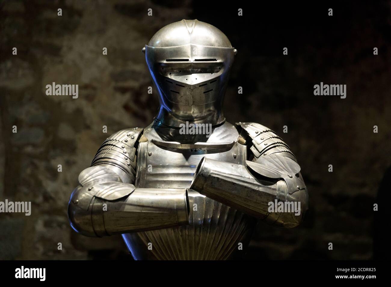 Display of historic armour, at the White Tower, Her Majesty's Royal ...