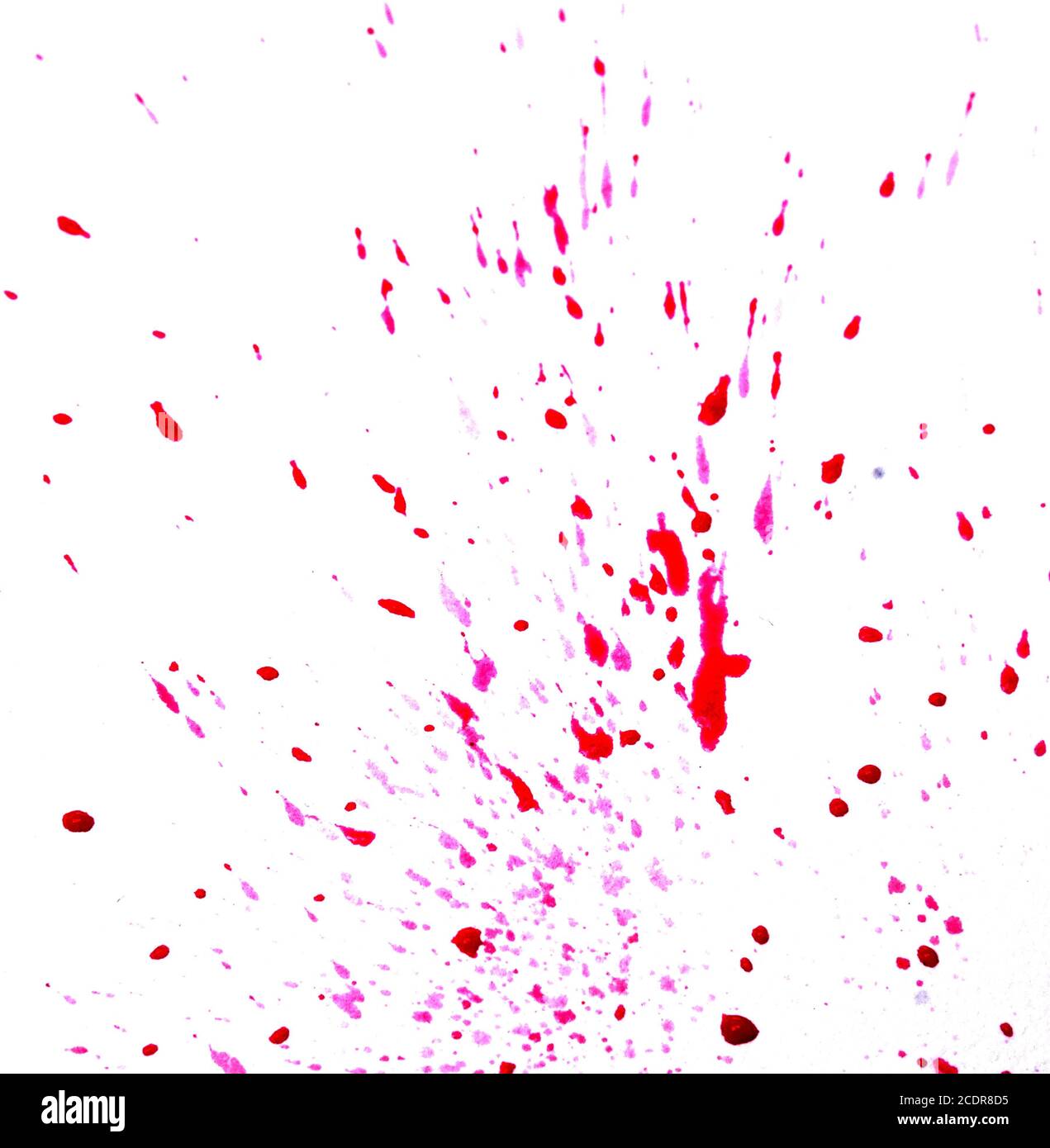Red paint splatter Stock Photo - Alamy