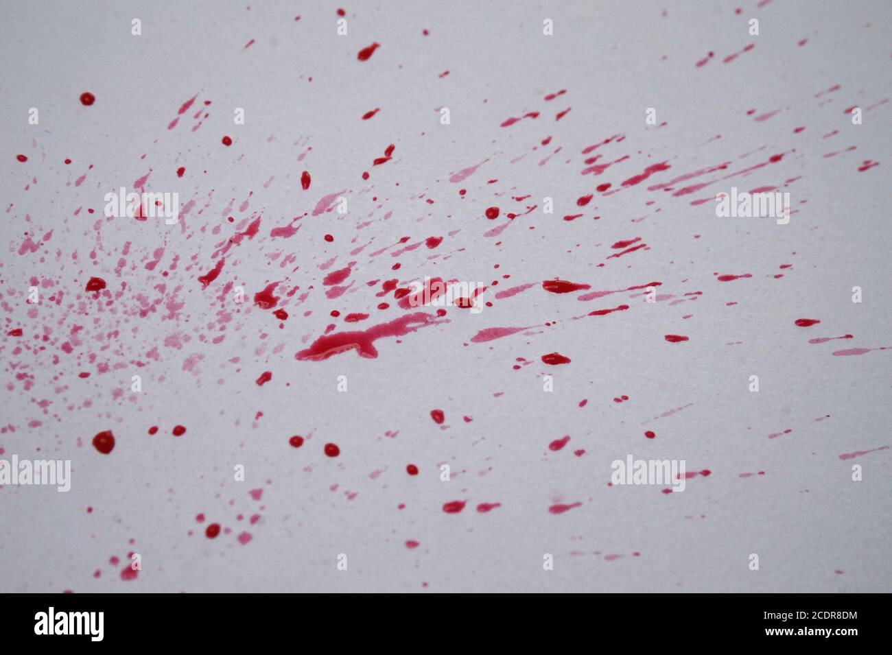 Red paint splatter Stock Photo - Alamy