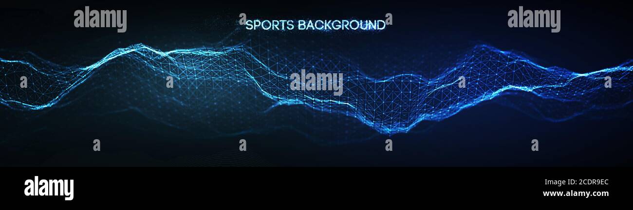 Sport background vector illustration. Mixed media run, soccer website ...