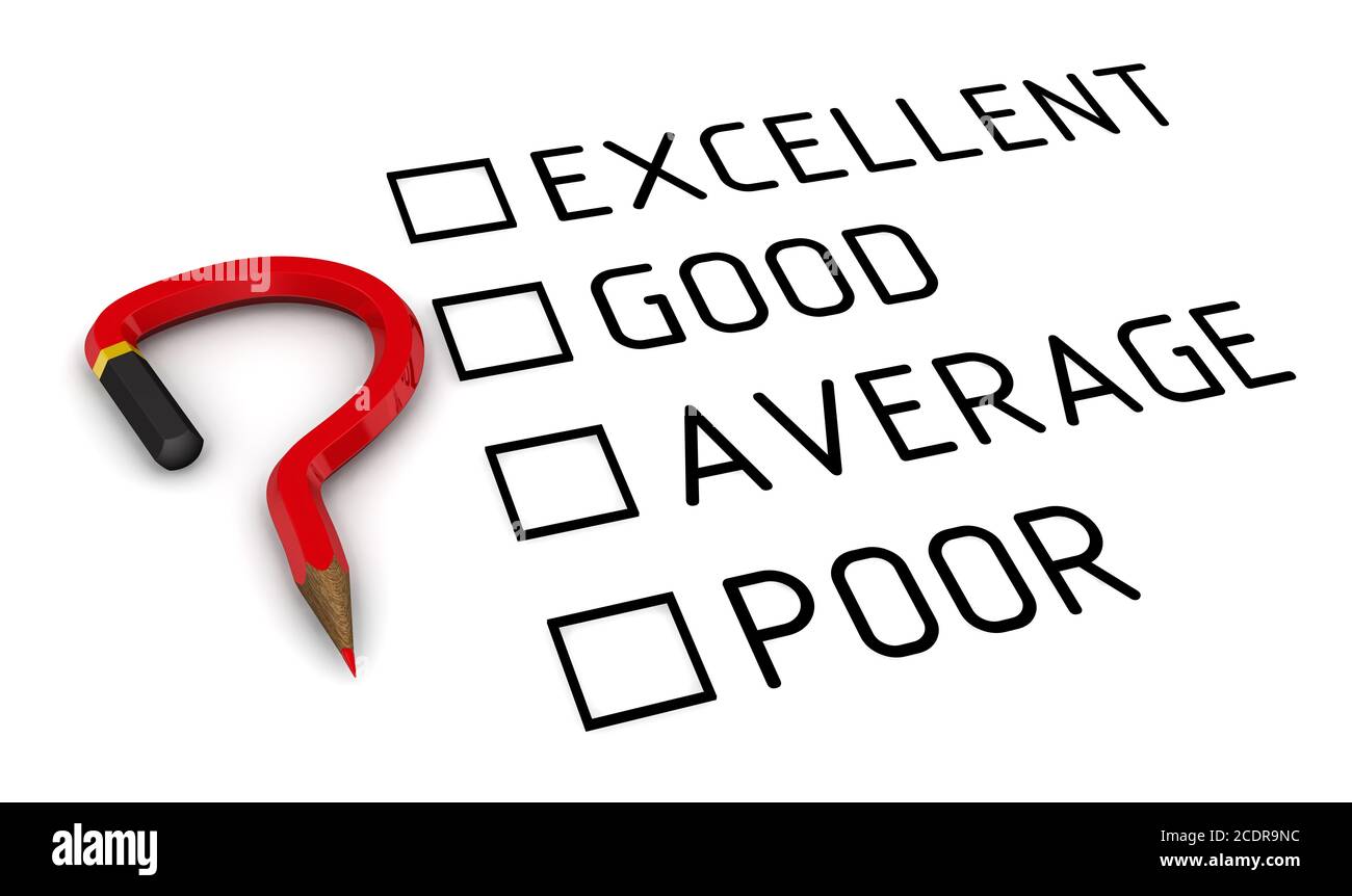 Choosing the right grade problem. The red pencil in the form of a ...