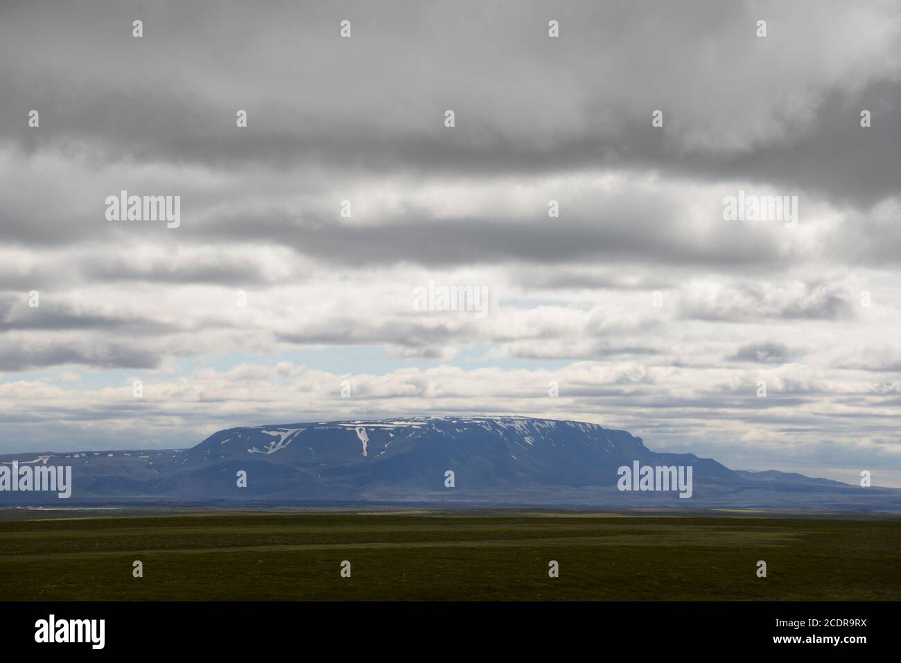 Shield volcano on Iceland Stock Photo - Alamy