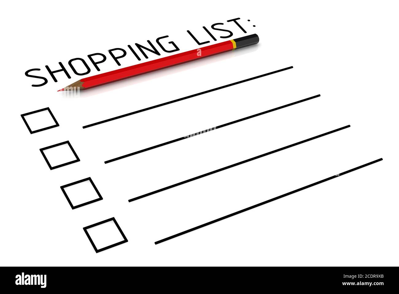 Shopping List Clip Art