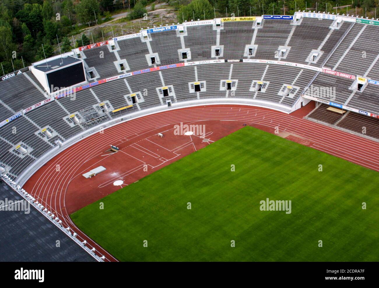 View of the Olympic Stadium in Helsinki Stock Photo - Alamy