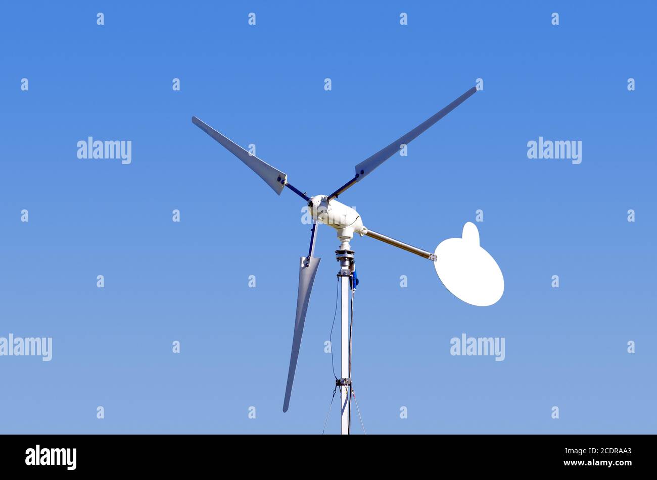 Wind turbine and generator of a mobile wind turbine with unlabelled ...