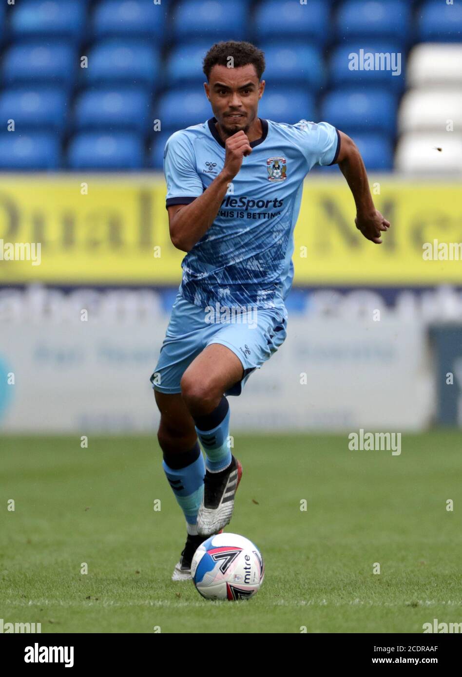 Coventry City's Josh Pask during the pre-season friendly at London Road ...