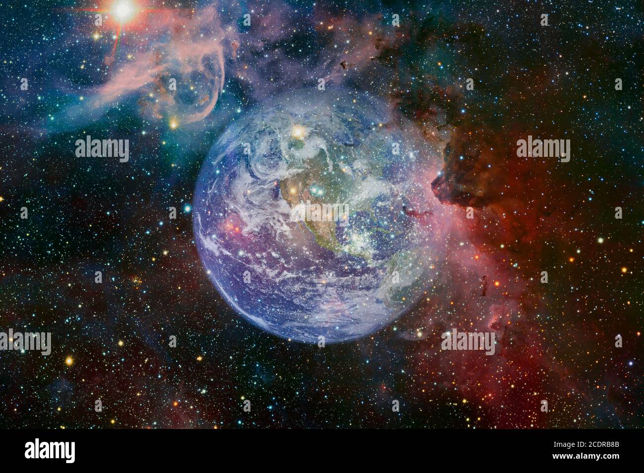 Planet Earth. Science fiction wallpaper. Elements of this image ...