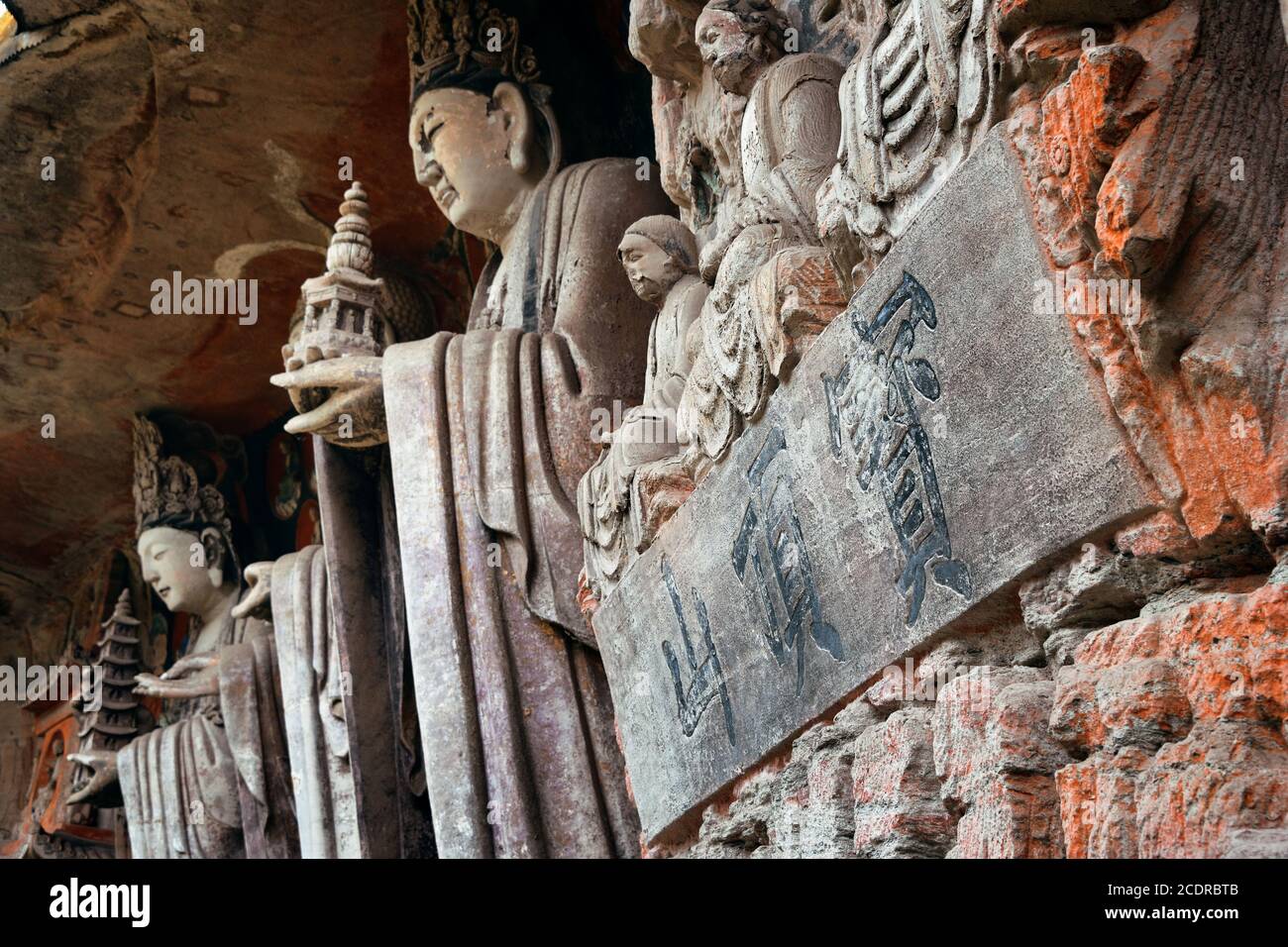 Dazu Rock Carvings as the World Heritage Site located in suburb ...