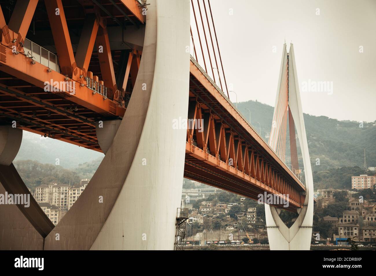 Bridge closeup in Chongqing, China Stock Photo - Alamy
