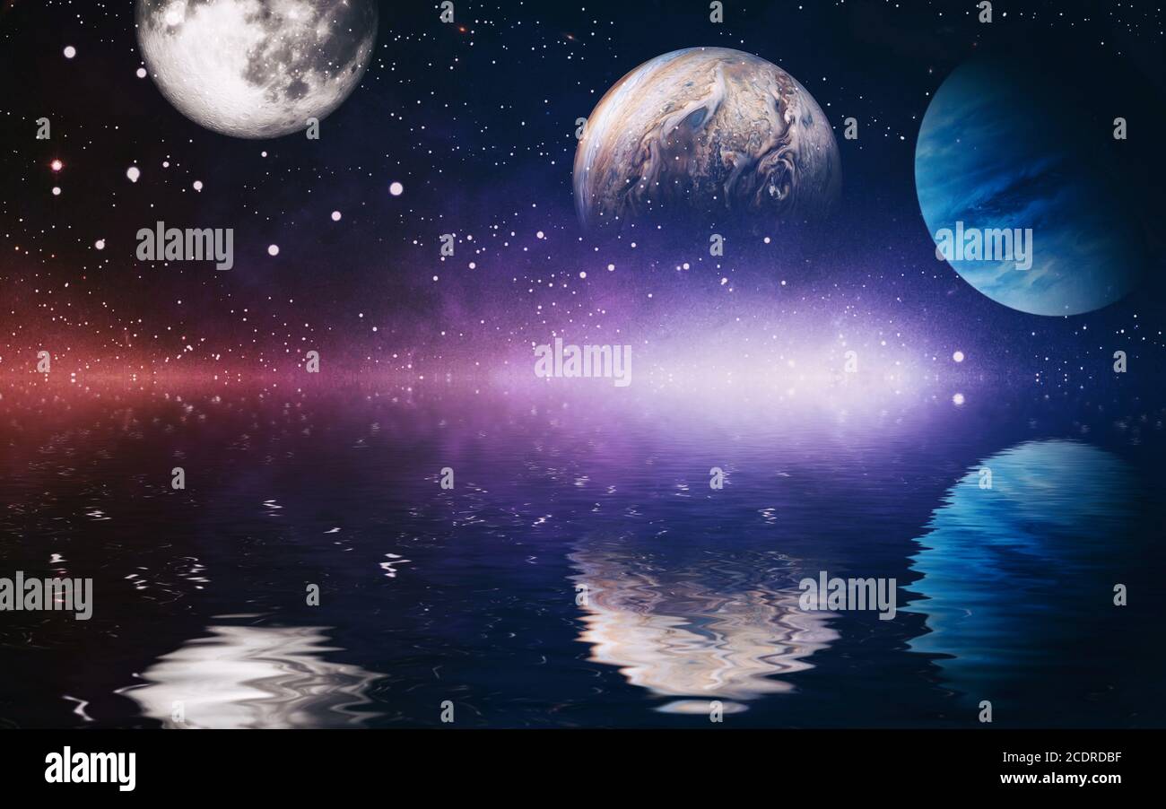 Reflected space in water,Beautiful unusual space ,Elements of this ...