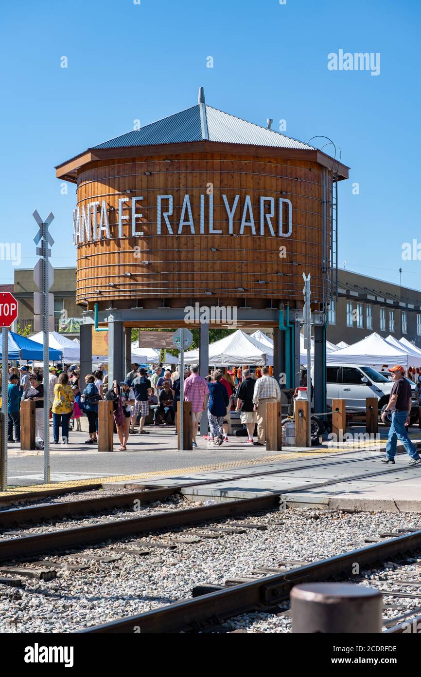 Farmers market santa fe hi-res stock photography and images - Alamy