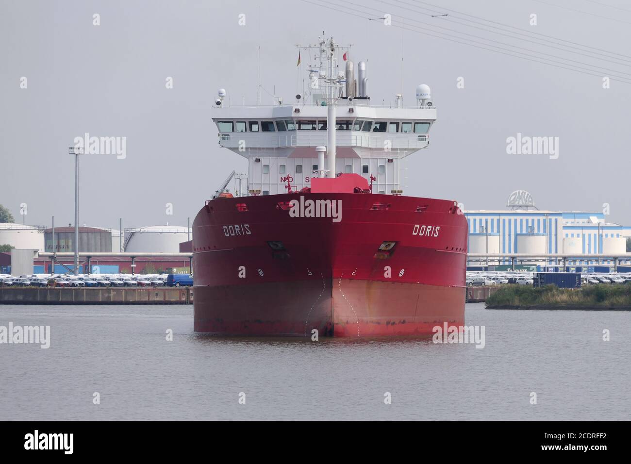 The tanker Doris will leave the port of Emden on August 1, 2020 Stock ...