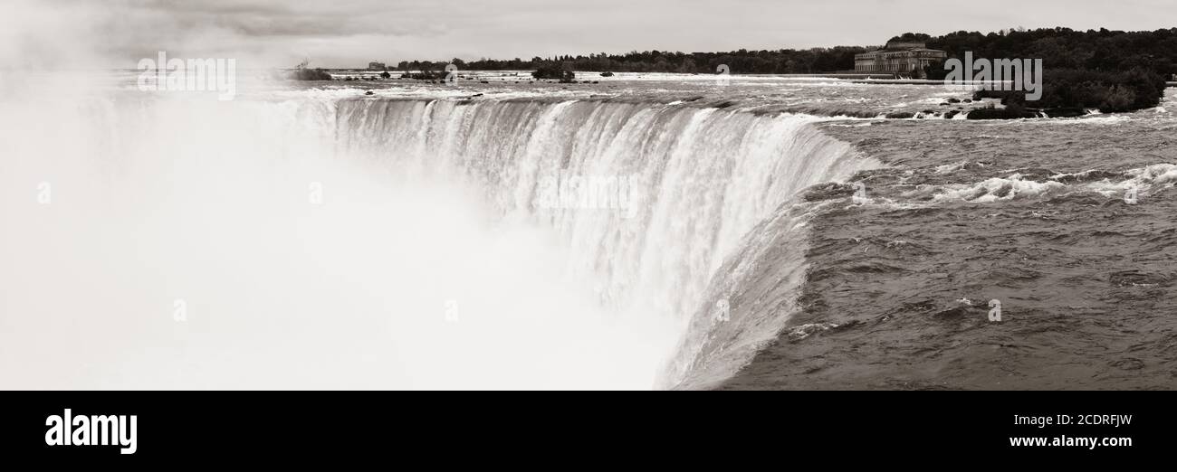 Niagara Falls panorama as the famous natural landscape in Canada Stock ...