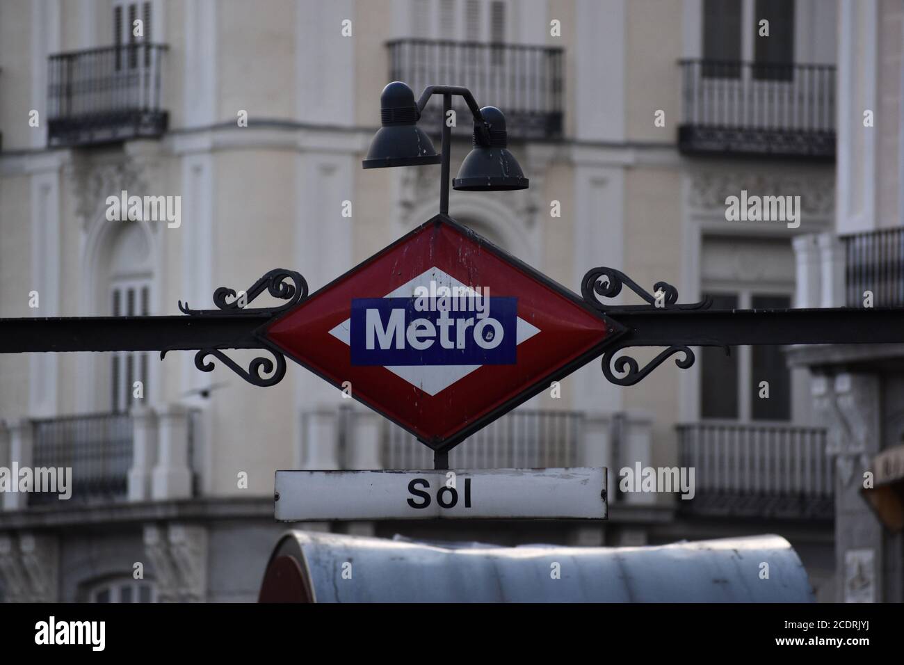 Madrid Sol Metro station Stock Photo - Alamy