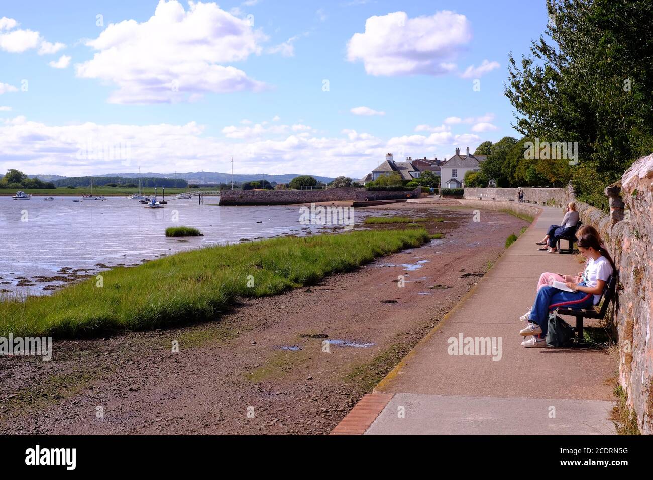 The Goat Walk Topsham, Devon UK Stock Photo - Alamy