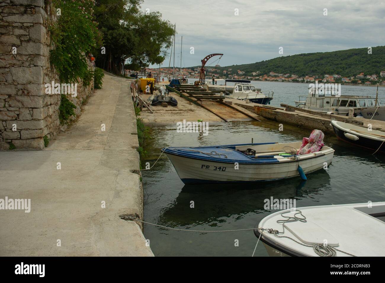 Croatian fishing boat hi-res stock photography and images - Alamy