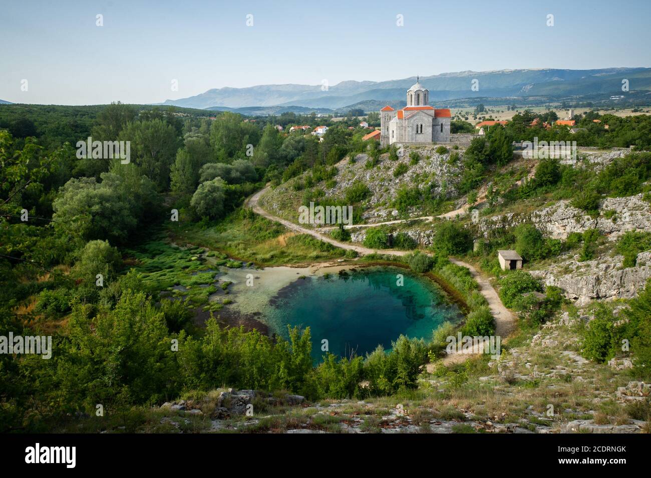 One of the cources of the Cetina river in southern Croatia is a ...
