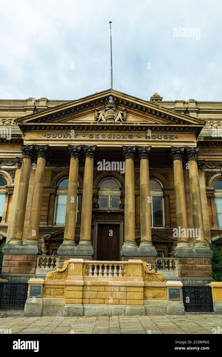 Liverpool Walker Art Gallery historical buildings closeup in England in ...