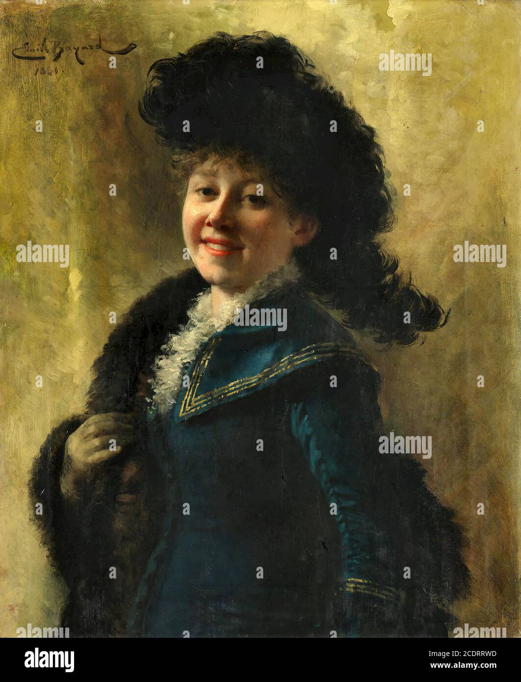 Bayard Emile Antoine - Le Sourire - French School - 19th Century Stock ...