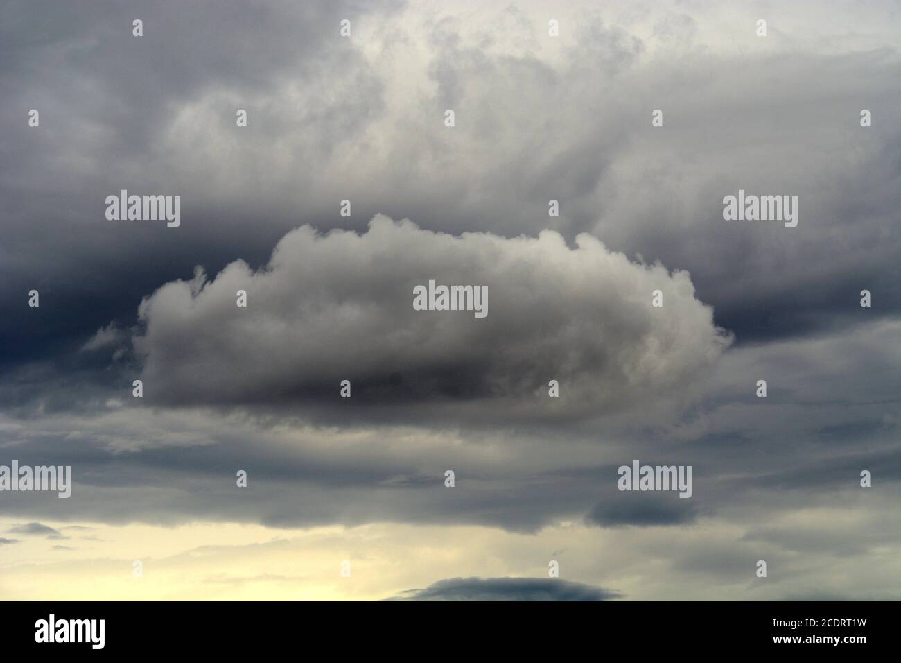 Cumulus storm clouds fill the sky over the Amerian southwest Stock ...