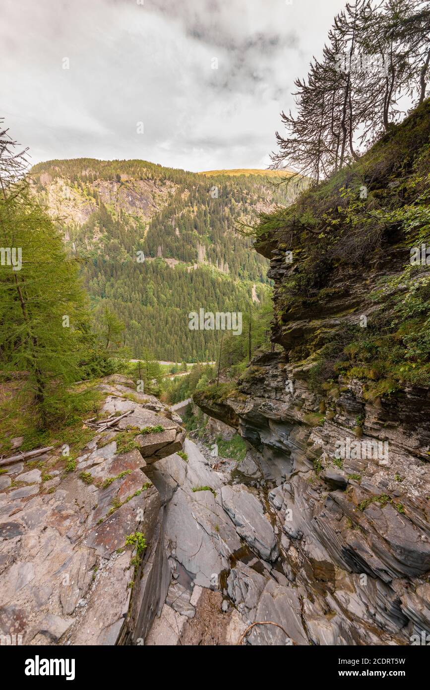 Panorama - Valle Spluga Stock Photo - Alamy