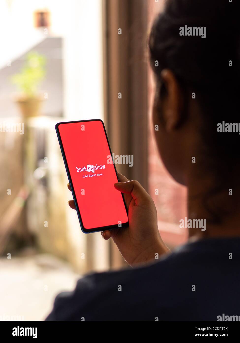 Assam, india - August 22, 2020 : Bookmyshow app logo on phone screen ...
