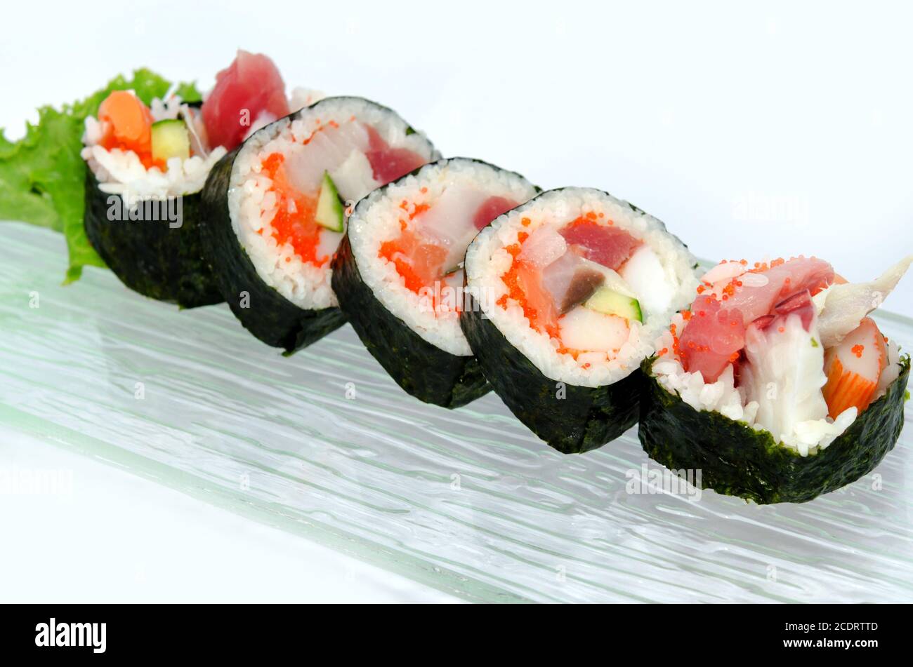 Rice wrapped seaweed hi-res stock photography and images - Alamy