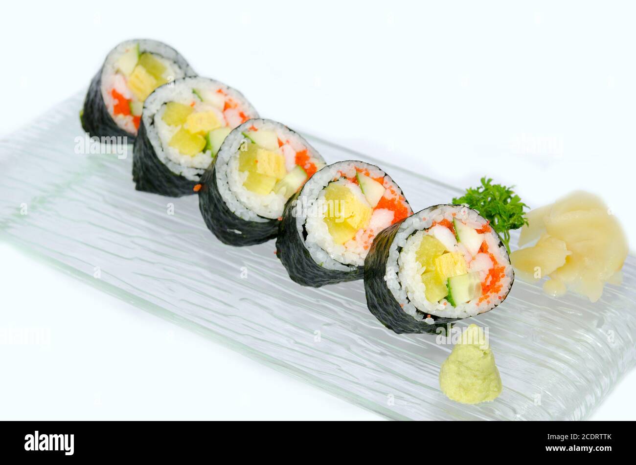 Rice wrapped seaweed hi-res stock photography and images - Alamy