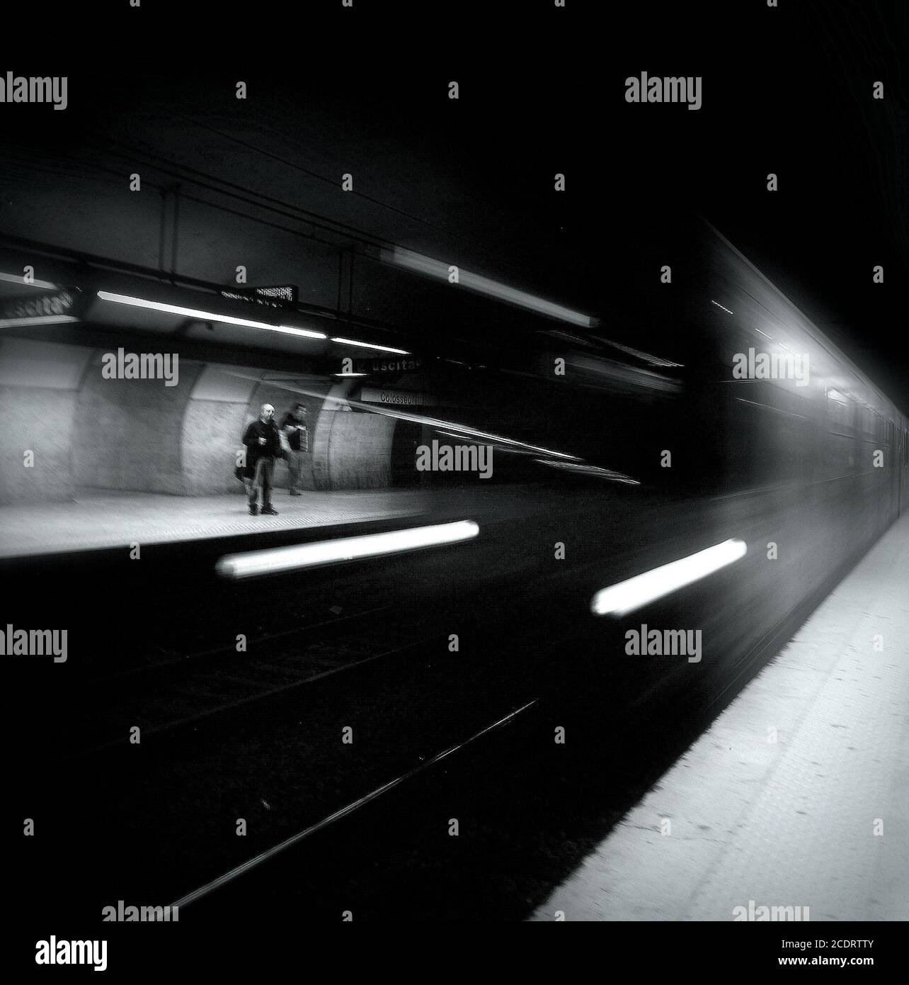 Underground tube travel Stock Photo - Alamy