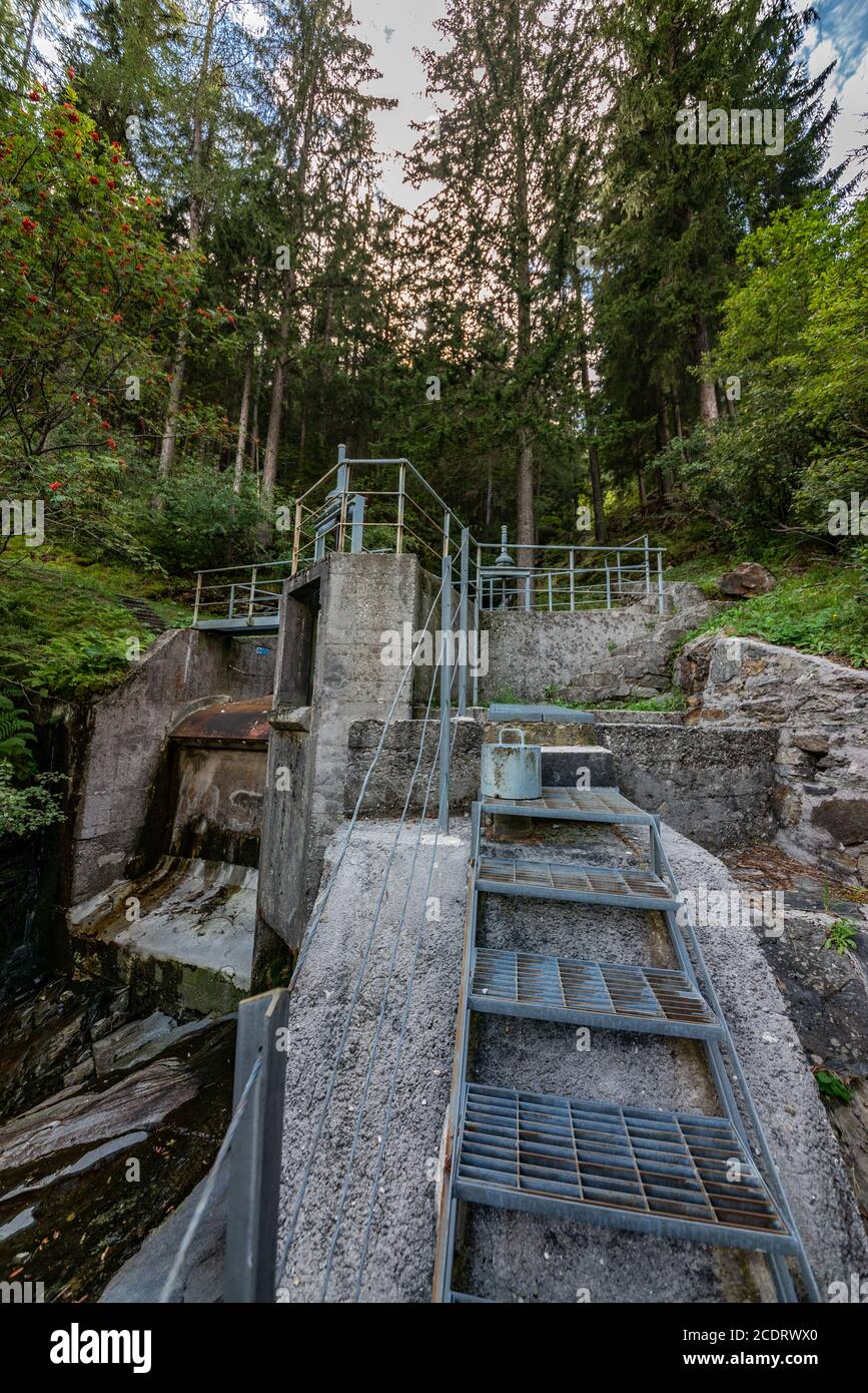 Panorama - Valle Spluga Stock Photo - Alamy