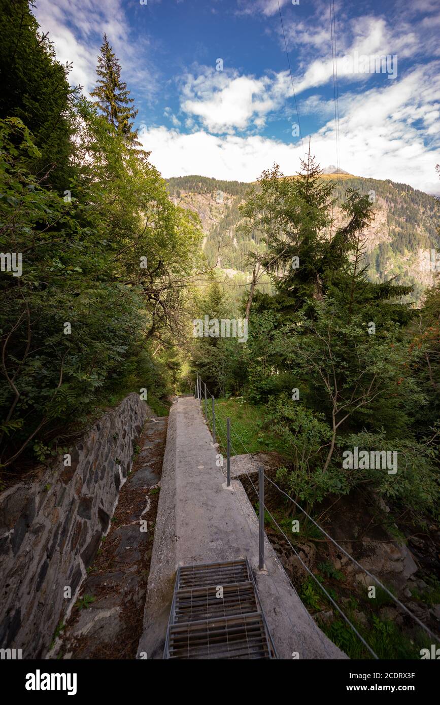 Panorama - Valle Spluga Stock Photo - Alamy