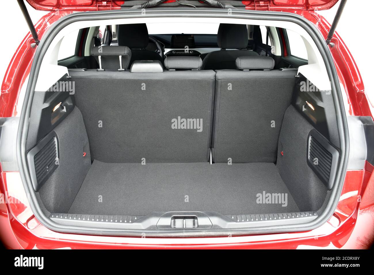 Empty trunk of the passenger car Stock Photo - Alamy