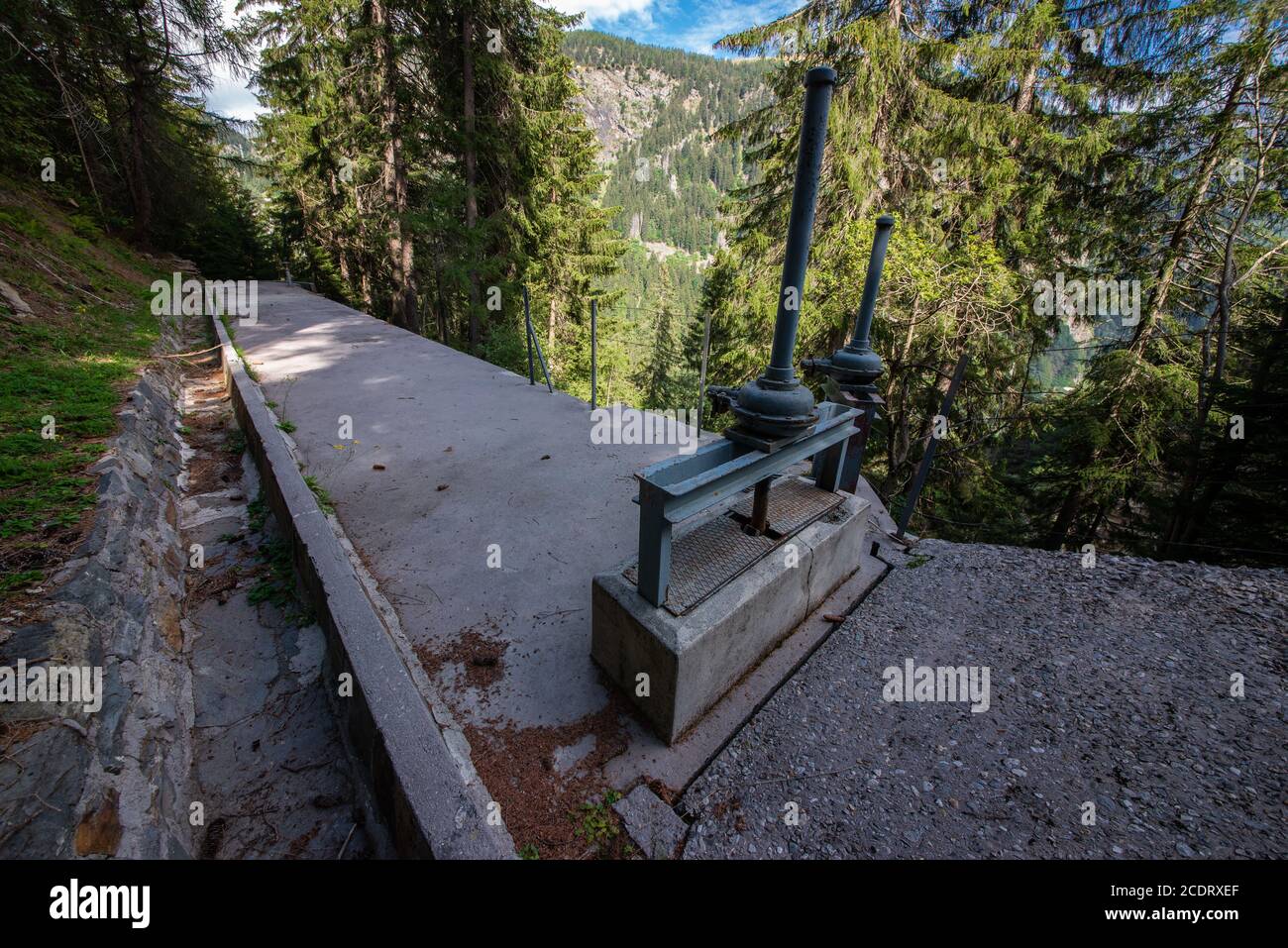 Panorama - Valle Spluga Stock Photo - Alamy