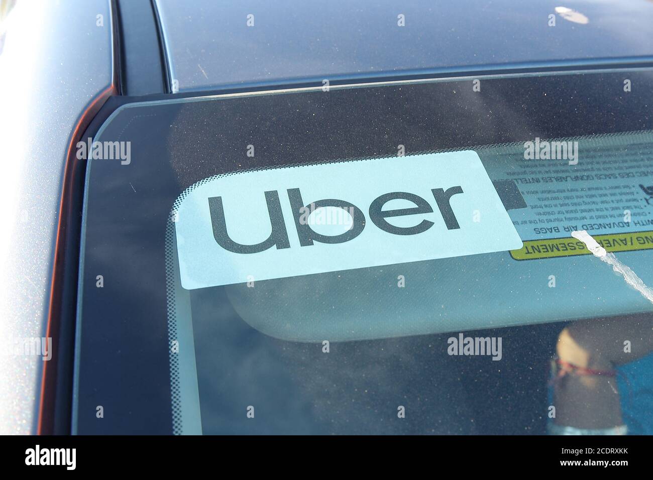 Uber sticker hi-res stock photography and images - Alamy