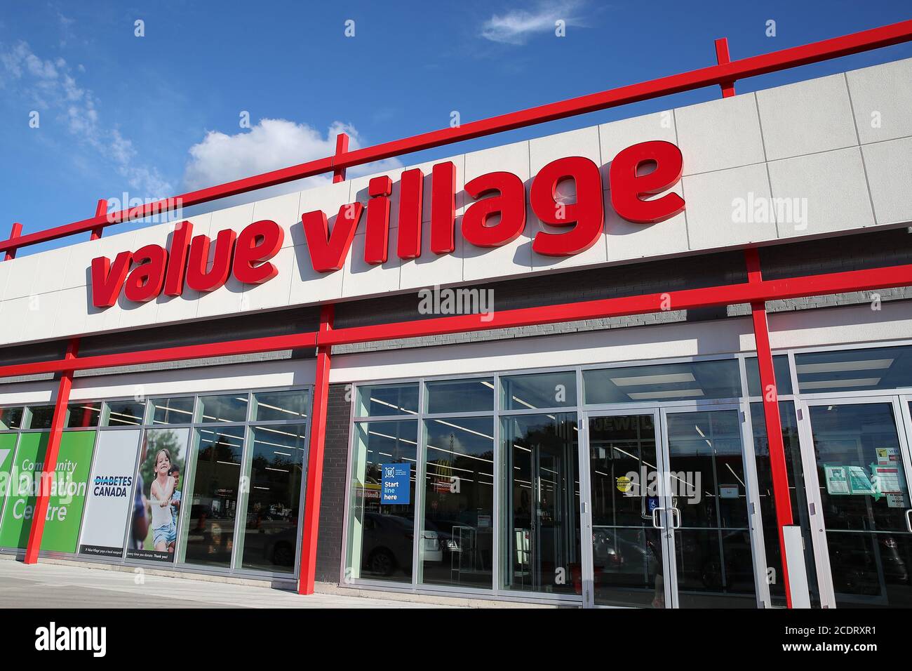 Value village logo hi-res stock photography and images - Alamy
