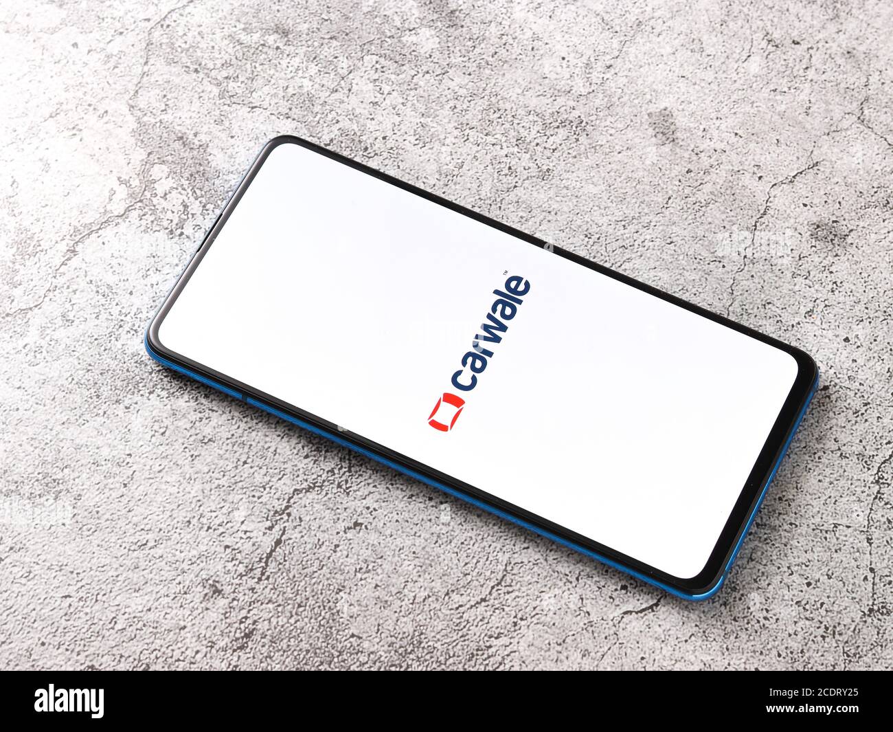 Assam, india - August 22, 2020 : Carwale logo on phone screen stock ...