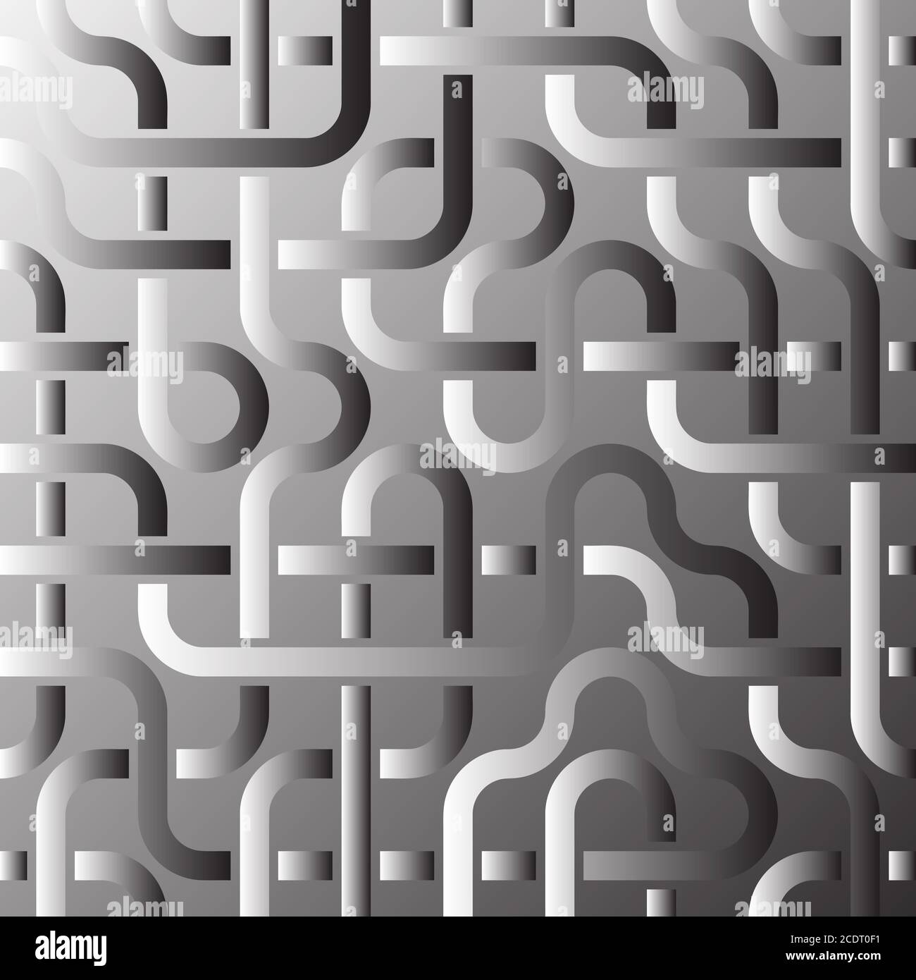 Pipeline grid. Abstract geometric design of tubes. industrial ...