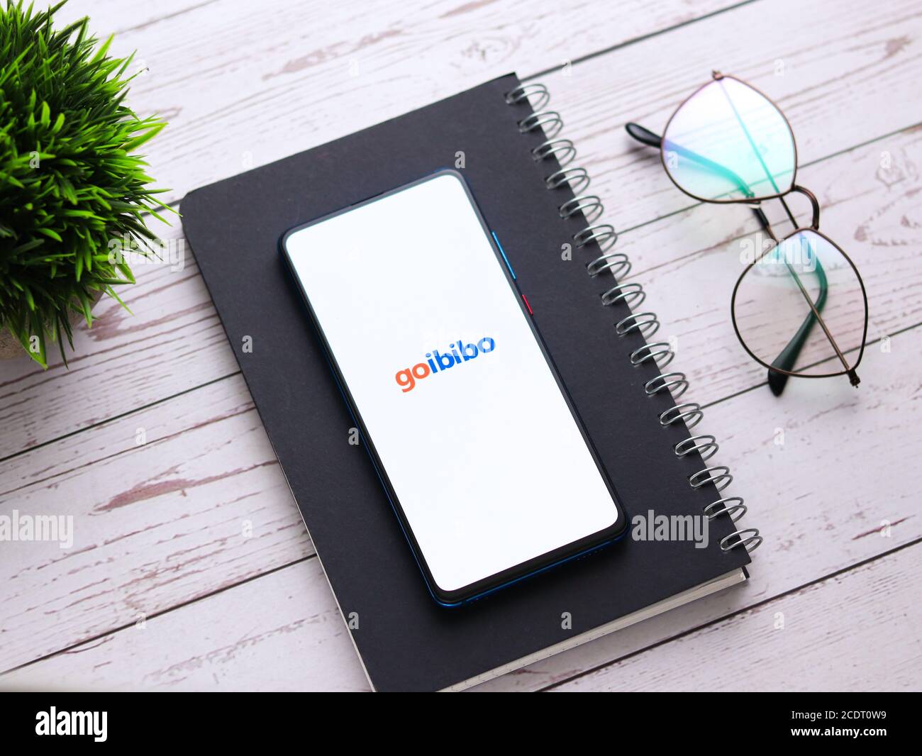Assam, india - August 22, 2020 : Goibibo logo on phone screen stock ...