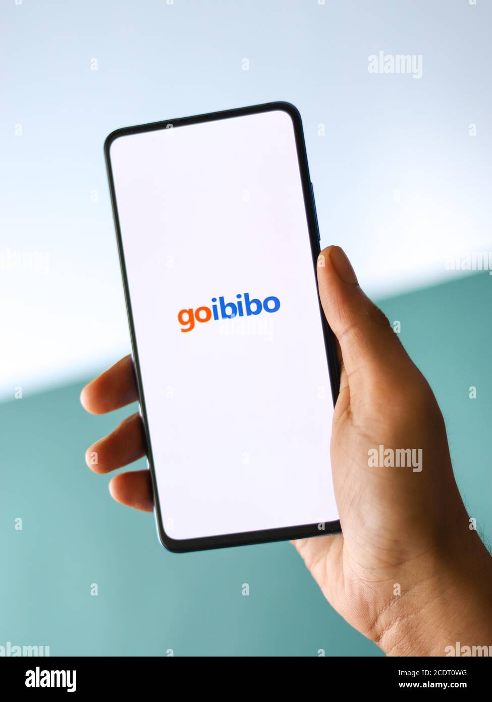 Assam, india - August 22, 2020 : Goibibo logo on phone screen stock ...