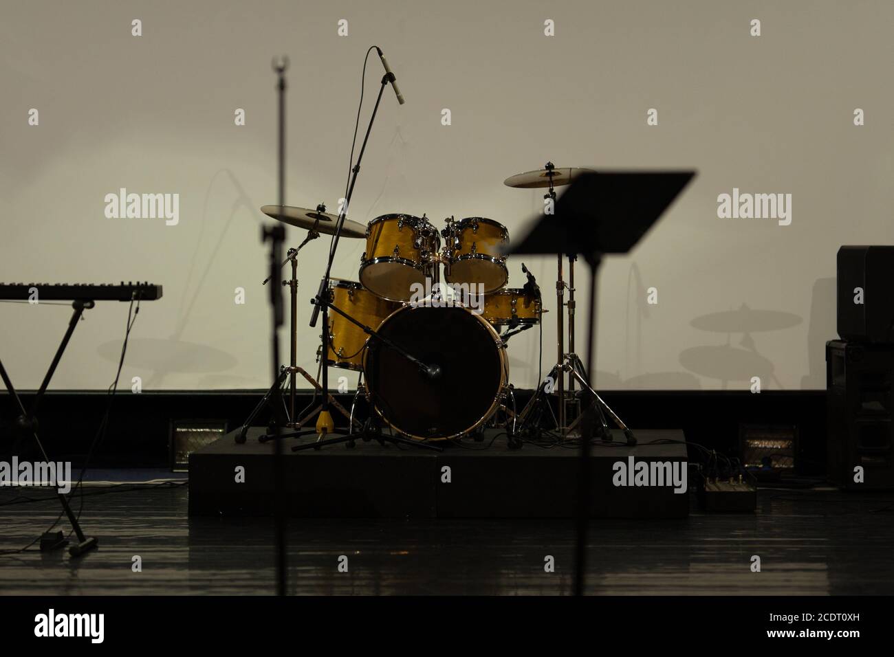 Texture background for design. Stage light and defocus and blur ...