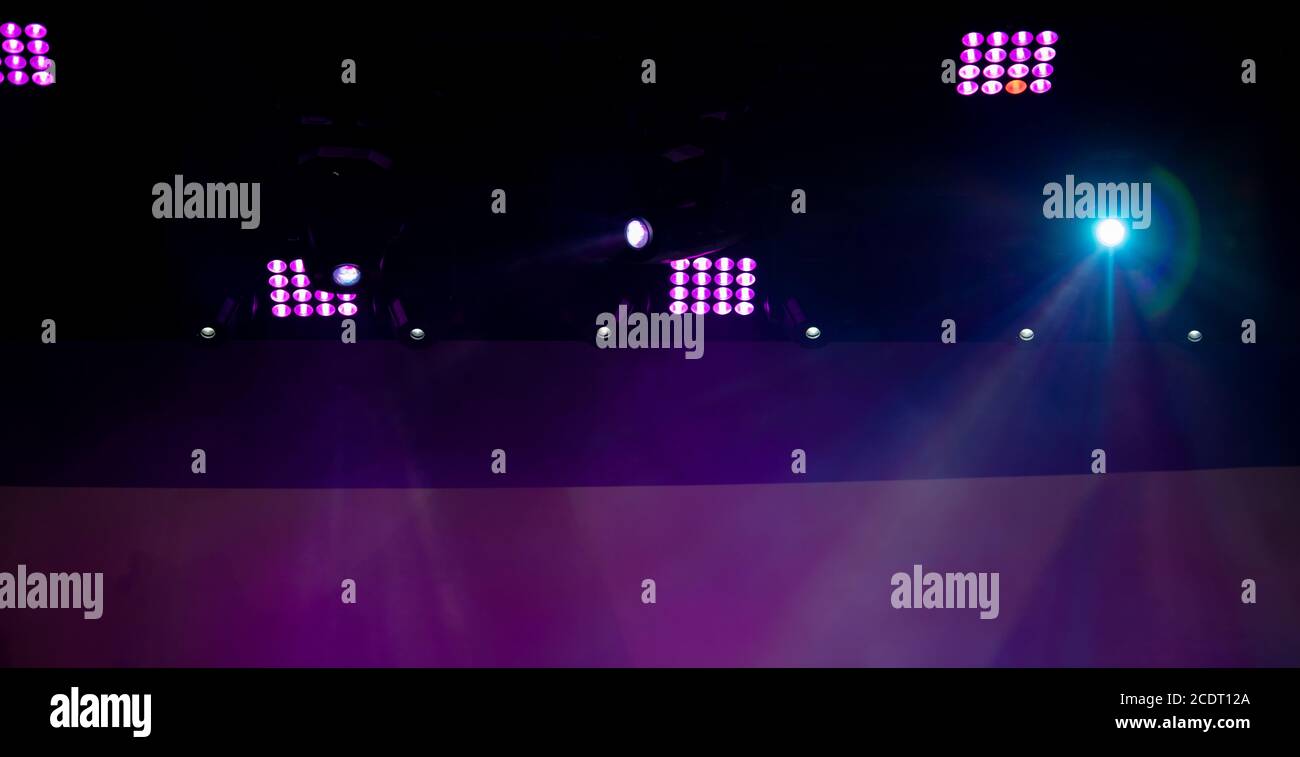Broadway stage with spotlights hi-res stock photography and images - Alamy