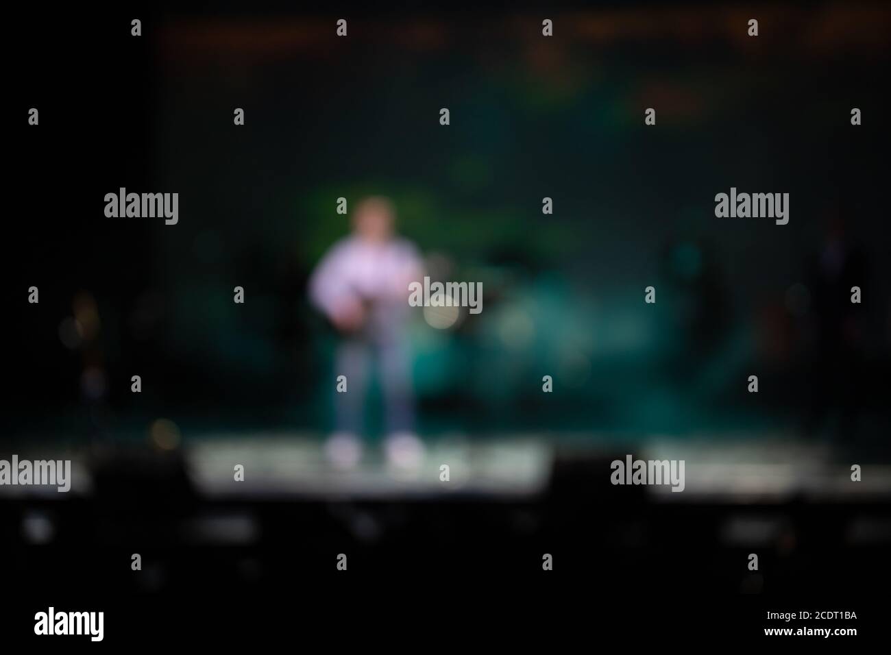 Blur defocus texture, background for design. Singers and musicians ...