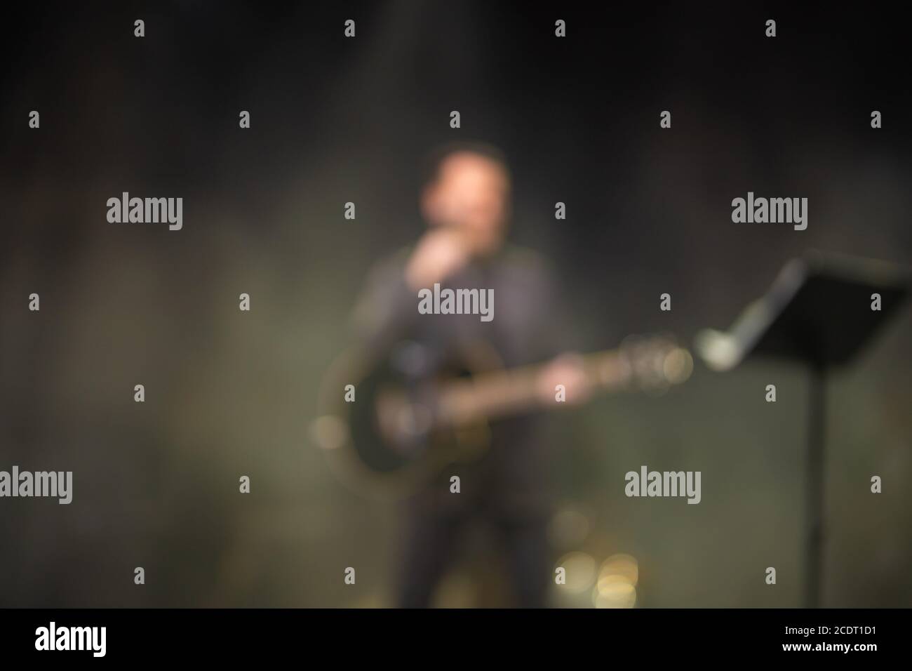 Blur defocus texture, background for design. Singers and musicians ...