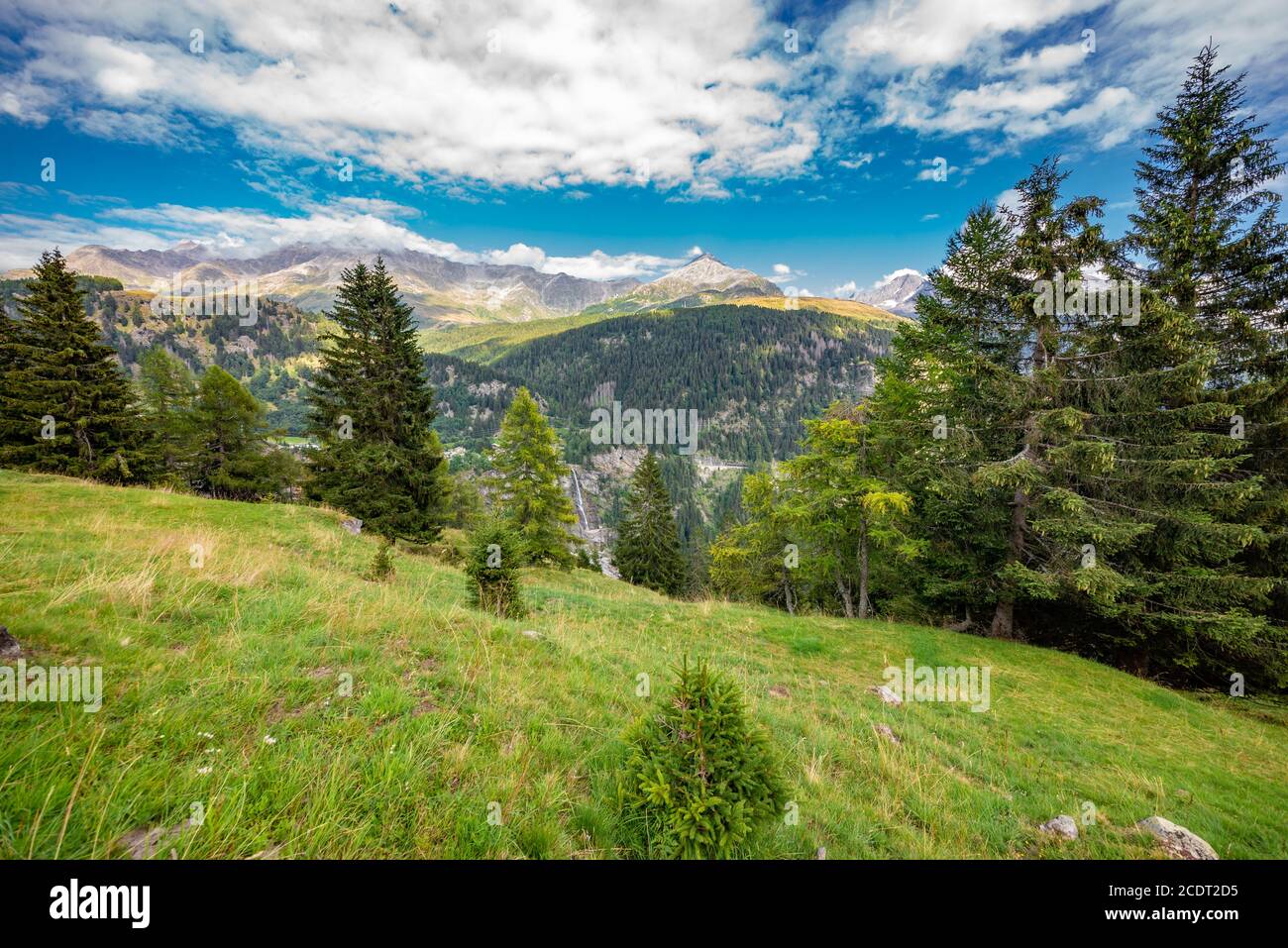 Panorama - Valle Spluga Stock Photo - Alamy