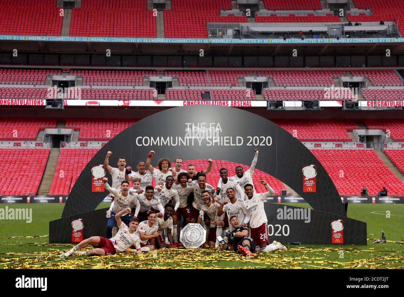 Wembley Stadium, London, UK. 29th Aug, 2020. Community Shield Final ...