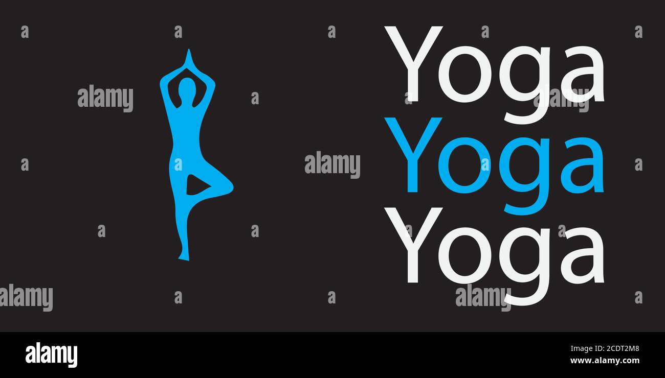 yoga relaxing background wallpaper, vector illustration Stock Vector ...
