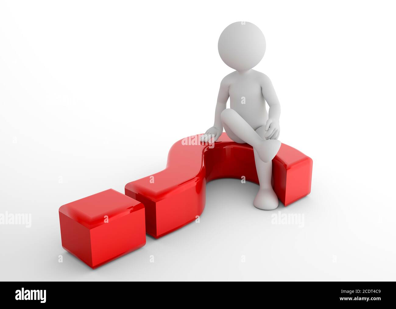 3d question mark hi-res stock photography and images - Alamy
