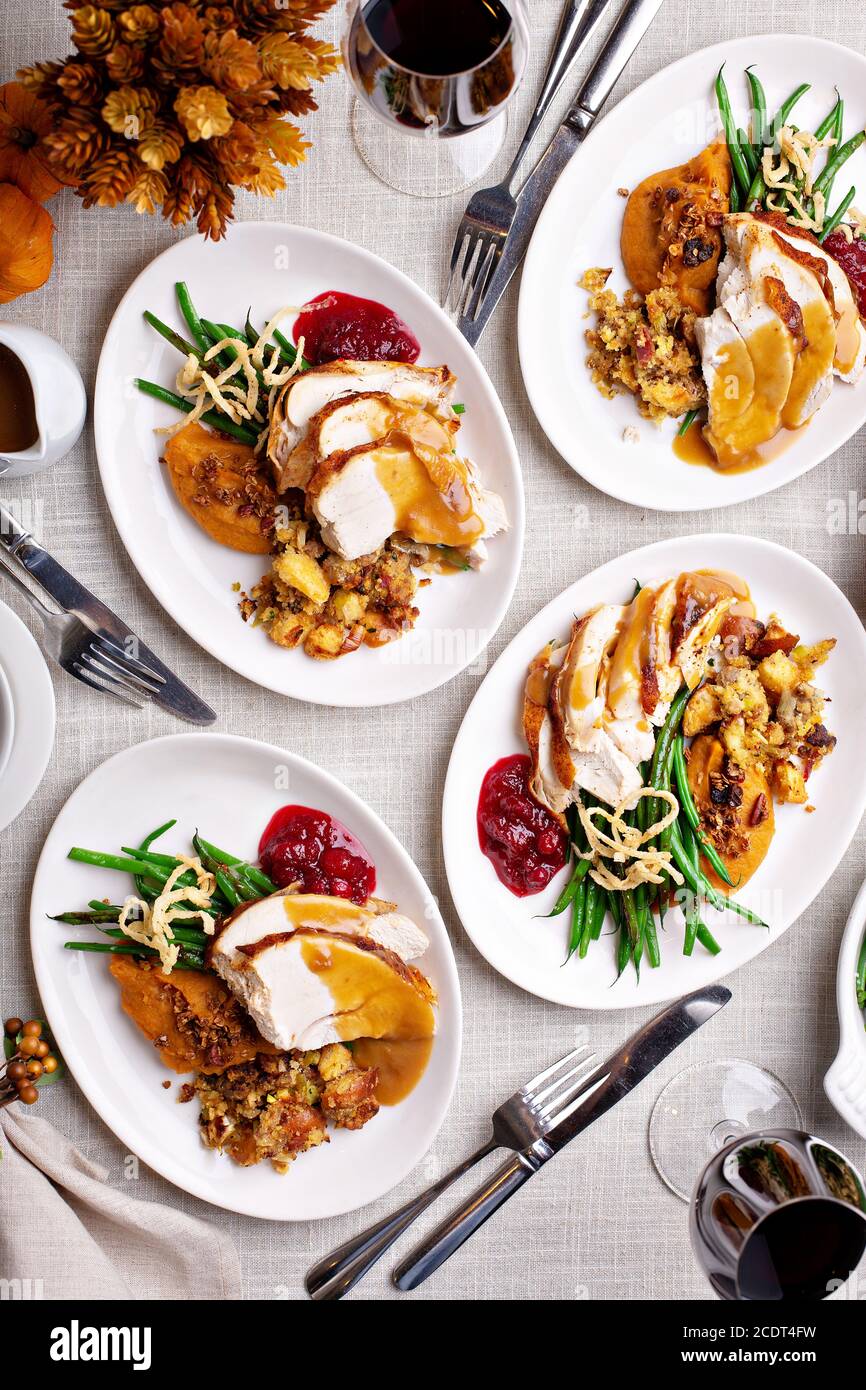 Vegetable plates thanksgiving hi-res stock photography and images - Alamy