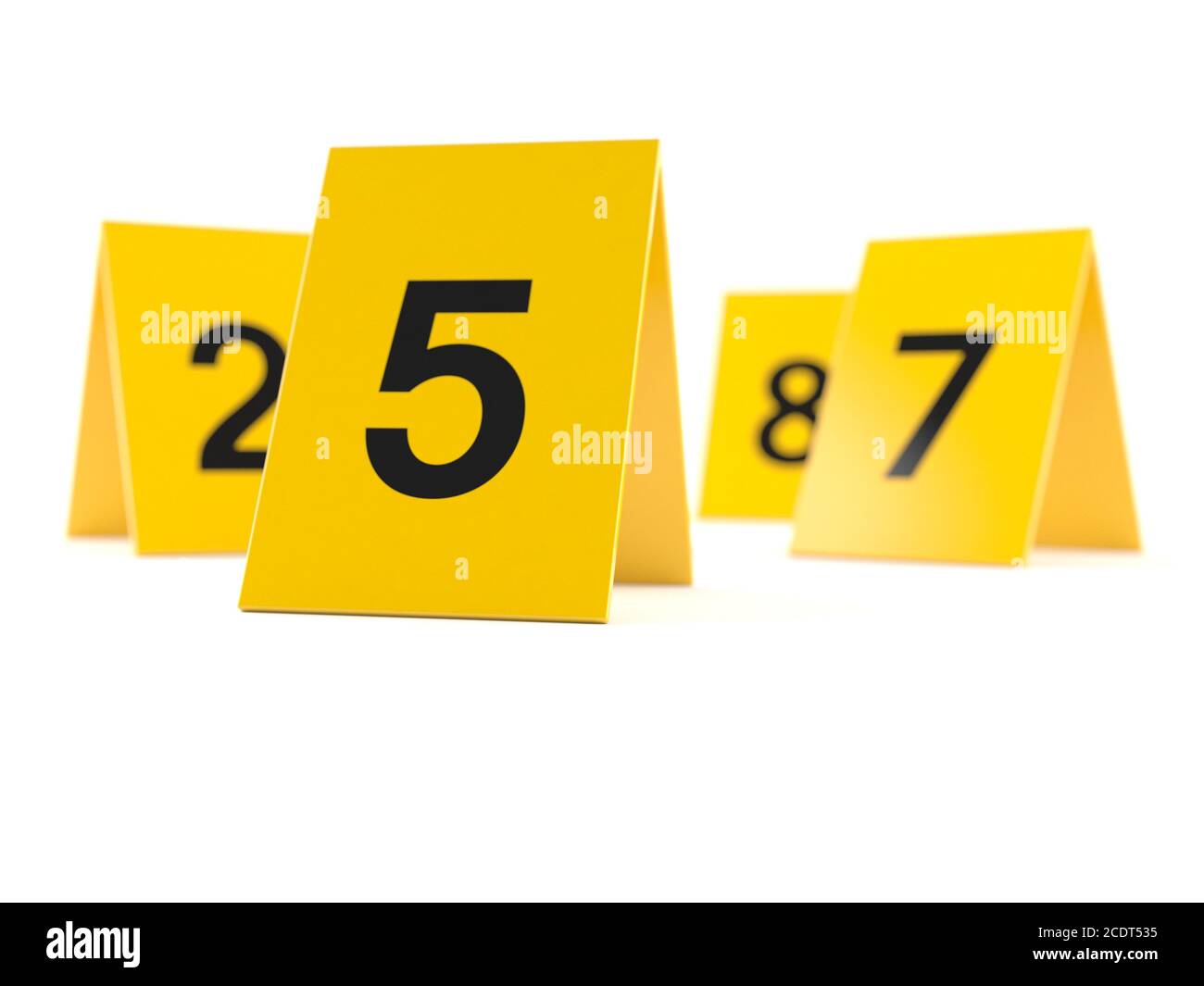 Evidence numbers hi-res stock photography and images - Alamy